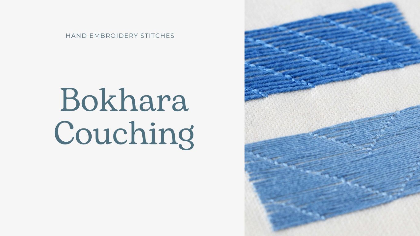 Bokhara Couching - Biblioteca de bordados a mano Puntadas